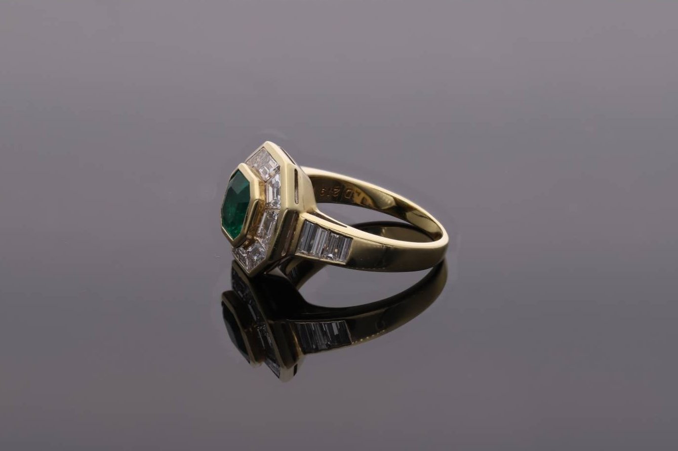 Emerald and Diamond Ring – Webbs Jewellers